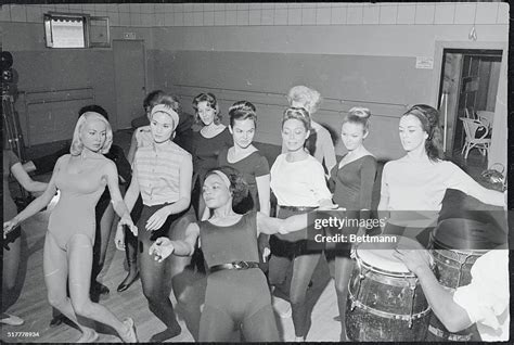 Singer Dancer Eartha Kitt Conducts One Of Her Dancing Classes For