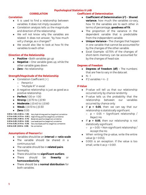 Correlation And Regression Pdf Correlation And Dependence Coefficient Of Determination