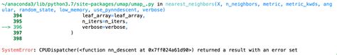 Python Umap Not Working On Jupyter Thru Anaconda Stack Overflow
