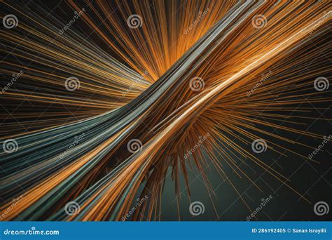 Abstract Background Yellow Orange Palette Raster Fractal Graphics Stock Illustration
