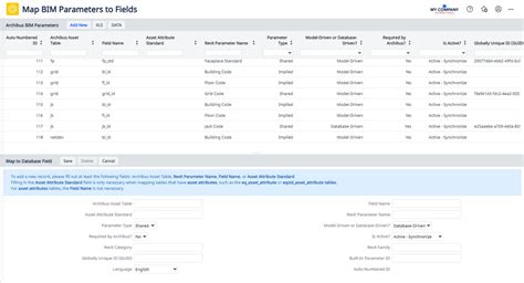 Map Bim Parameters To Fields