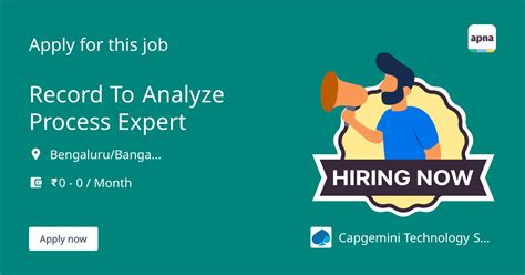 Record To Analyze Process Expert In Capgemini Technology Services India
