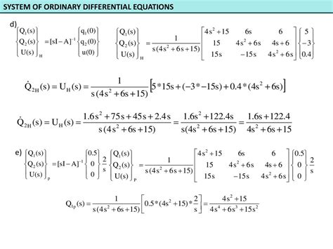 System Of Ordinary Differential Equations Ppt Download