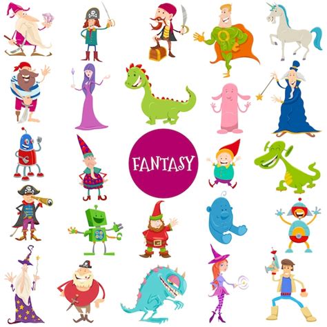 Dibujos De Personajes De Fantasia