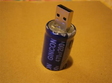 Usb Flash Capacitor Instructables