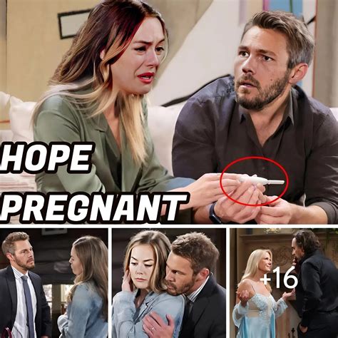 Hope Reveals Shes Pregnant With Liam Turns Out They Had Sex Before Liam Had Surgery Bandb Spoilers