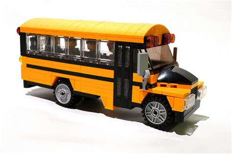 Lego School Bus Bluebird Vision Lego School Bus My Creation 2013