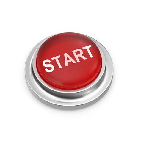 Premium Photo Red Start Button This Is A 3d Rendered Computer Generated Image Isolated On White