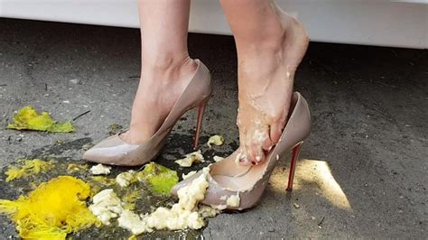 High Heels Crush Banana Crush Messy High Heels Shoes Inshoe Crush