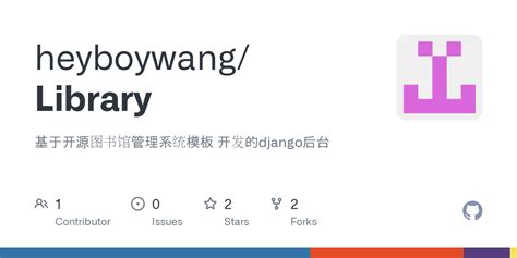 Github Heyboywang Library Django