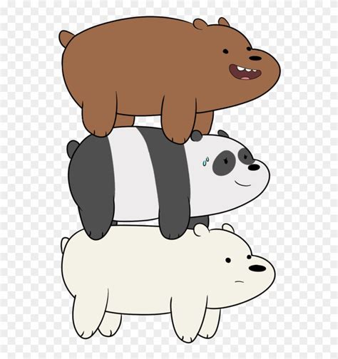 Bear Stack We Bare Bears T Shirt Design Clipart 823803 Pinclipart