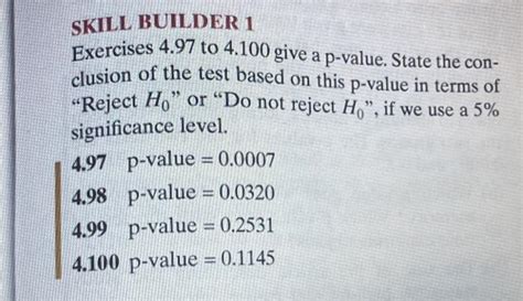 solved skill builder 1 exercises 4 97 to 4 100 give a