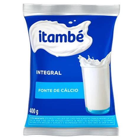 Leite Pó Itambe Integral 400gr Docerrano Confeitaria E Festa