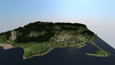 Chernarus DayZ Map Custom Terrain Minecraft Map