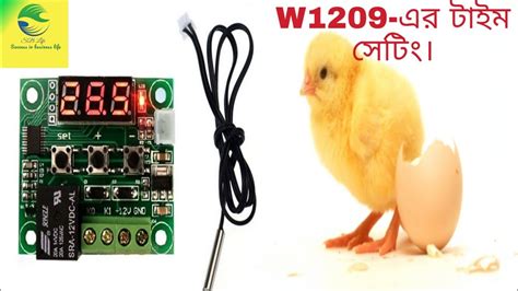 W1209 এর ইনকিউবেটর কন্ট্রোলারের ফুল সেটিং W1209 Temperature Controller Setting Youtube