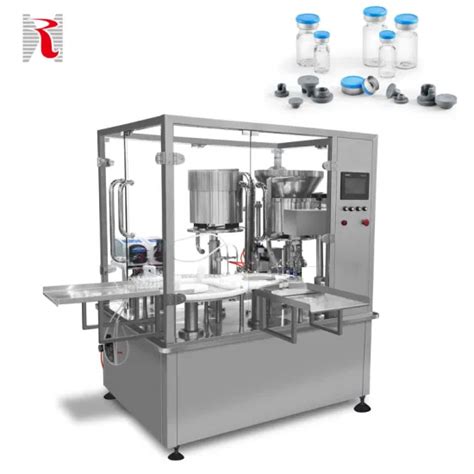 Production Line Fully Automatic Benchtop Injection Vial Filling Sealing