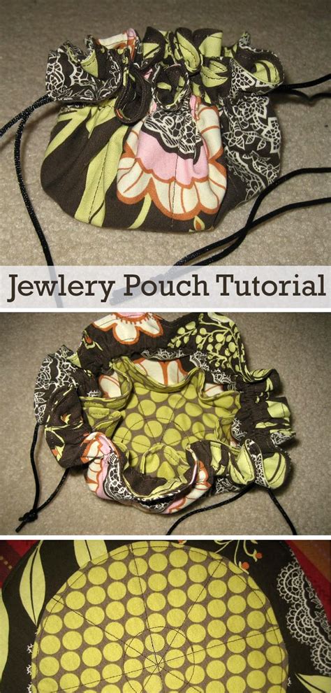 How To Make A Drawstring Jewelry Pouch