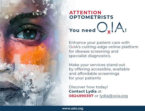 Oxia Optometrist Diseasescreening Earlyscreening Earlydetection