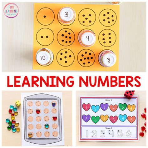 Learning Numbers With Hands On Number Activities