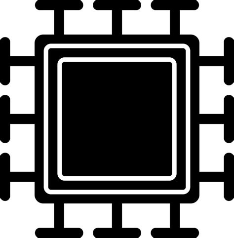 Microchip Vector Icon 21066188 Vector Art At Vecteezy