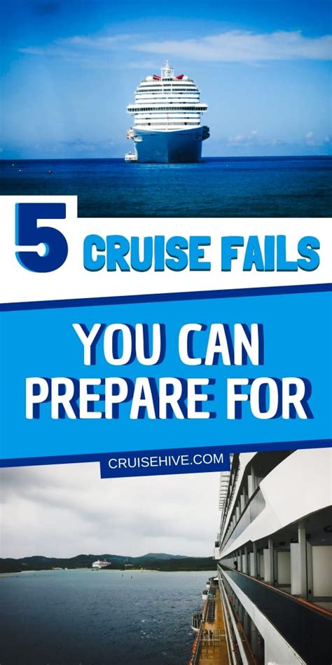 Worst Cruise Fails You Can Prepare For