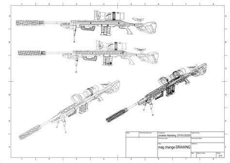Sniper Drawing Reference