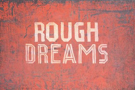 Rough Dreams Download Premium Font