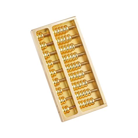 Chinese Brass Abacus Decoration Durable Copper Crafts For Decorative