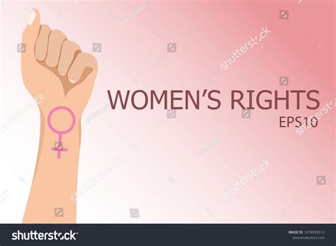 Vector Fist Showing Female Sex Alchemical Stock Vector Royalty Free