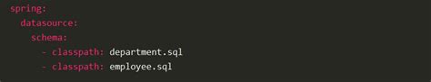 Springboot报错：the Elements Springdatasourceschema 0 Classpath Were