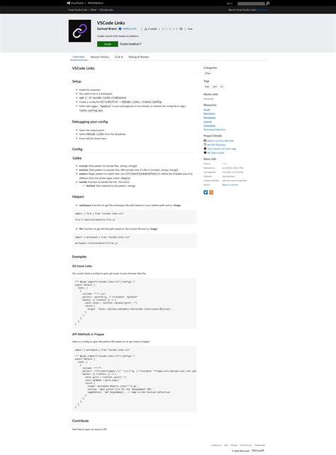 Vscode Links：自定义内容感知链接