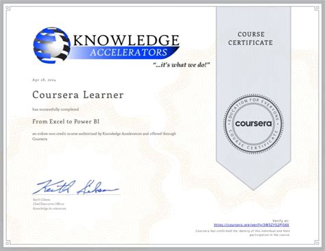 completed excel to bi course by knowledge accelerators devashri g