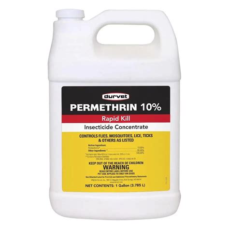 Durvet Permethrin 10 1 Gallon Fleas Lice Ticks Mange Roaches And So