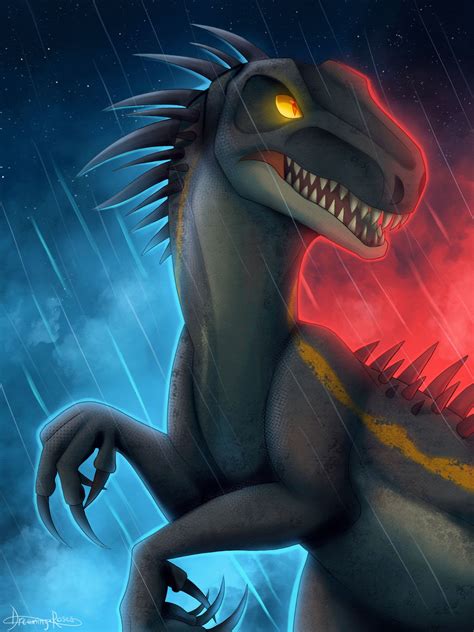 The Indoraptor By Sacredroses Art On Deviantart