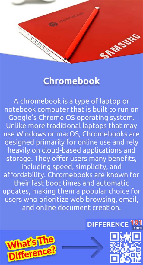 Chromebook Vs Laptop 7 Key Differences Pros Cons Similarities Difference 101