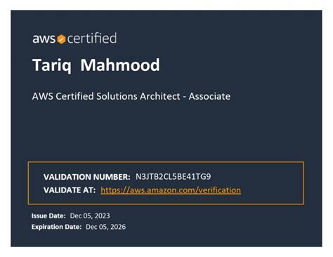 tariq mehmood on linkedin awscertification awscommunity cloudcomputing