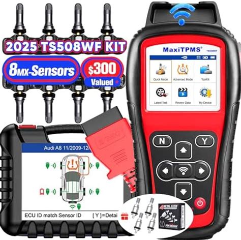 Autel Maxitpms Ts508wf Kit Sensor Programming Tpms Programming Tool Ts508wf 8pcs