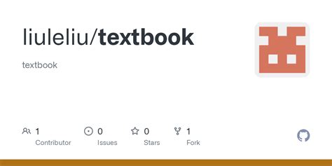 Github Liuleliutextbook Textbook