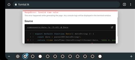 Error With The Date Fns Module · Issue 85 · Vercelnext Learn · Github