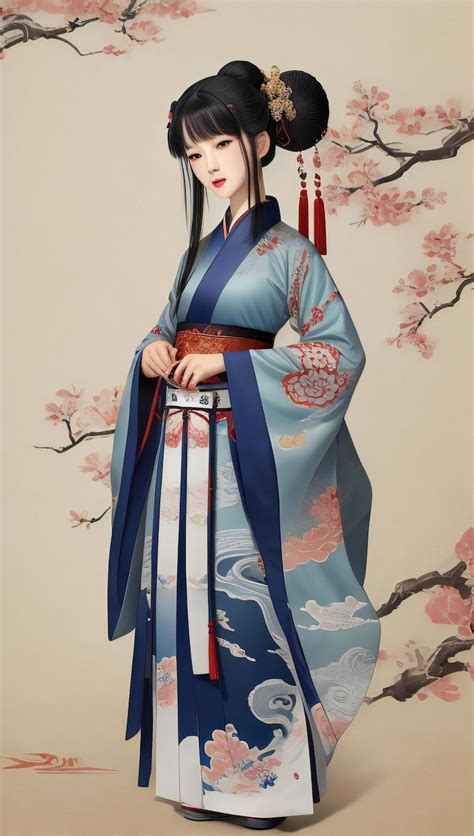 Premium Ai Image Ancient Chinese Traditional Girl Watercolor
