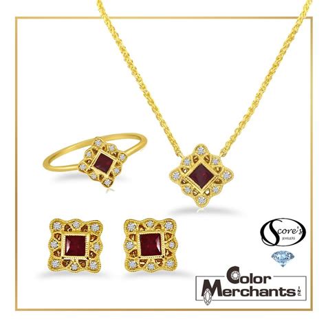 Ruby And Diamond Set