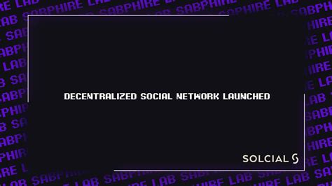 Decentralized Social Network Launched Rsolcial