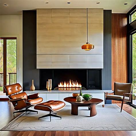 20 Mid Century Modern Fireplace Ideas To Inspire Your Home Decor