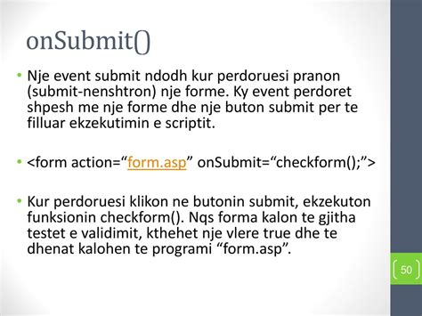 Dhtml Dom Dhe Javascript Modeli I Objekteve Dhe Ngjarjeve Ppt Download