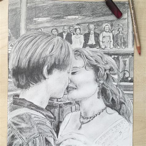 Titanic Drawing Rose And Jack