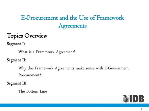 Sub Regional Caribbean Public Procurement Conference E Procurement And The Use Of Framework