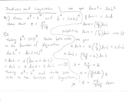 The Maths Clinic Indices And Logarithm