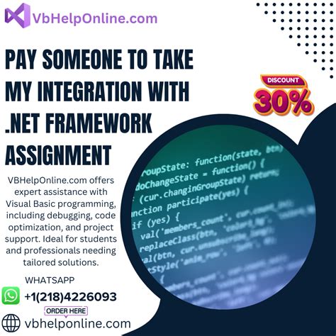 Pay Someone To Do My Integration With Net Framework Vb Assignment