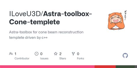 Github Iloveu3dastra Toolbox Cone Templete Astra Toolbox For Cone Beam Reconstruction