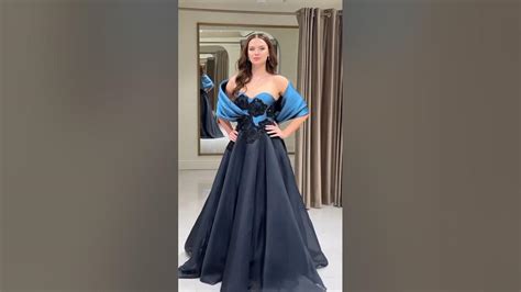 فستان حفل زفاف عربي💙 Youtube